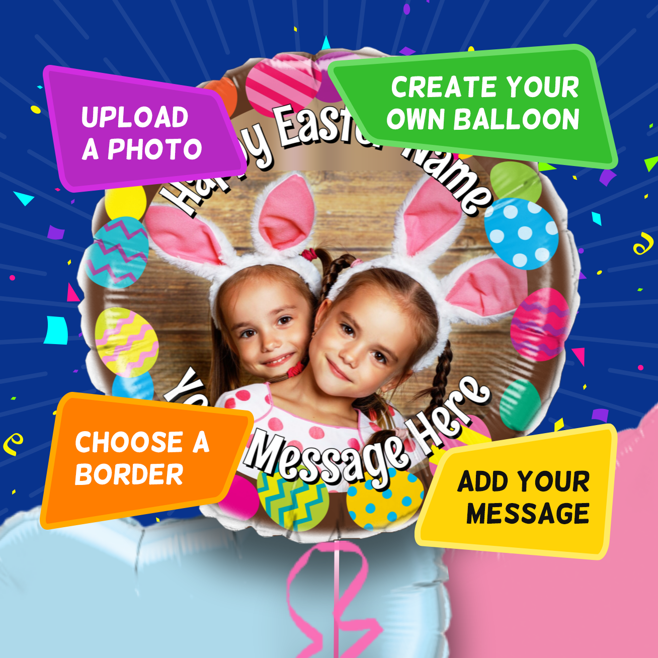 Easter Balloons - Helium Balloon Gift Delivery UK