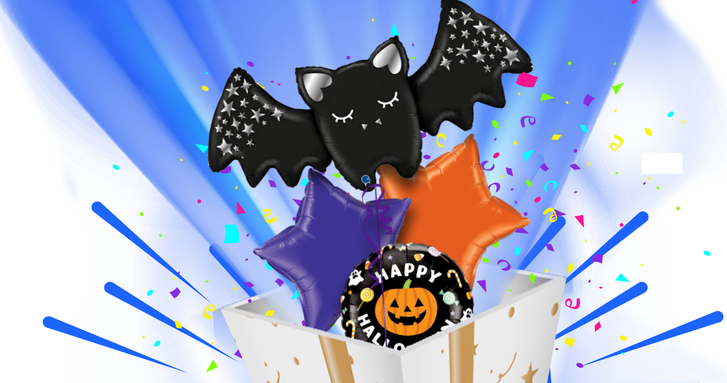 Helium Balloons Delivered - Inflated Balloon Gifts - Next Day Delivery